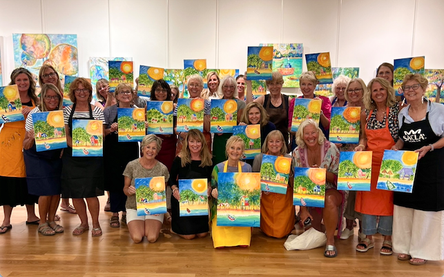 CCA hosts Paint & Sip event - SANIBEL-CAPTIVA - Island Reporter ...